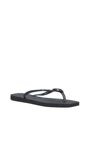 Havaianas Slim Square Logo Sandals