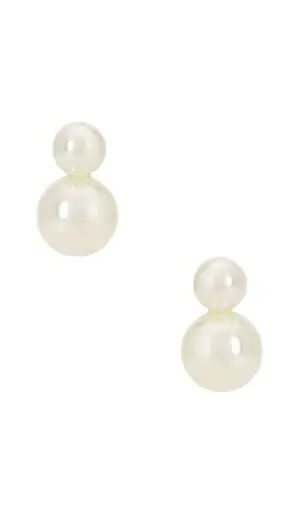 JENNIFER BEHR Iris Earrings - Pearl