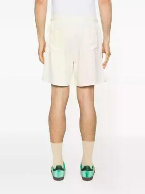 REPRESENT Embroidered-logo Shorts - Neutrals