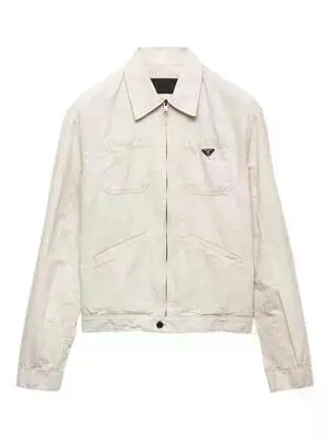 Prada Chambray Shirt Jacket