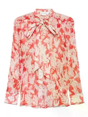 Victoria Beckham Floral Chiffon Shirt
