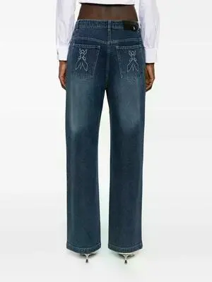 Patrizia Pepe Rhinestone Embellished Jeans