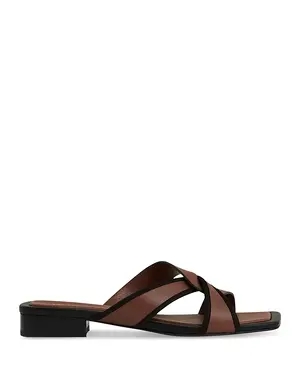 REISS Flat Slide Sandals