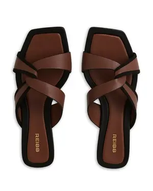REISS Flat Slide Sandals