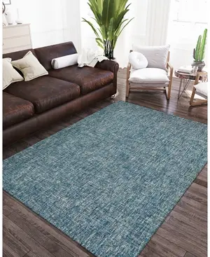 DALYN RUG COMPANY Dalyn Mateo Me1 Area Rug, 5' X 7'6 - Denim