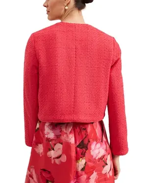 PHASE EIGHT Ripley Boucle Jacket - Coral