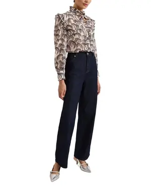 PHASE EIGHT Serena Frill Blouse