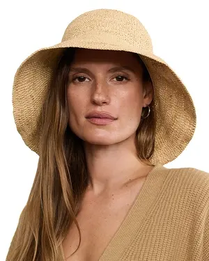 Jenni Kayne Crocheted Raffia Sun Hat - Natural