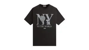 Kith X Peanuts New York To The World Vintage Tee Shirt - Black
