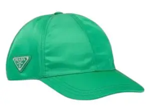 Prada Re-Nylon Logo Cap Green
