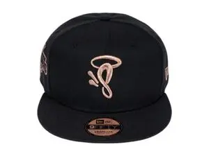 SYNA JEWELS World X New Era 9fifty Snapback Cap - Black/rose Gold