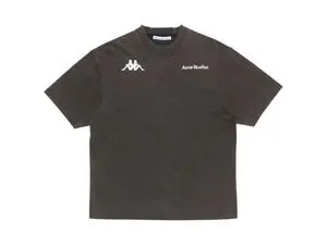 Acne Studios X Kappa Short Sleeve Logo T-shirt - Black