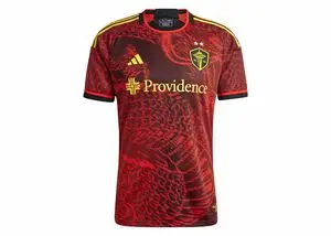 Adidas Seattle Sounders Fc 23/24 Away Authentic Jersey - Red