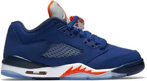 JORDAN Air Jordan 5 Retro Low Knicks Deep Royal Blue/team Orange/midnight Navy
