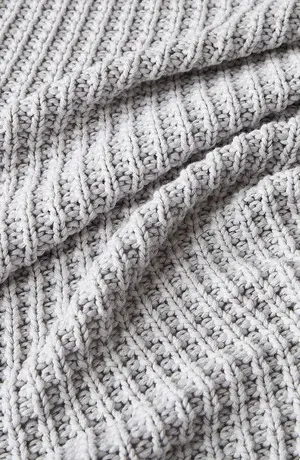UGG Luna Knit Throw Blanket - Stone