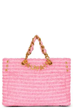 Balmain Raffia Totes