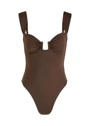 AWAY THAT DAY Cannes One Piece - Brown