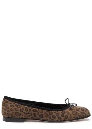 Manolo Blahnik Veralli -print Ballet Flats