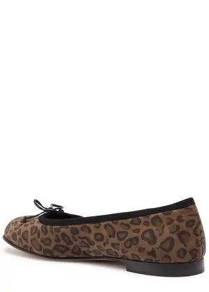 Manolo Blahnik Veralli -print Ballet Flats