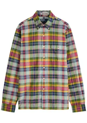 Ralph Lauren Checked Flannel Shirt - Navy