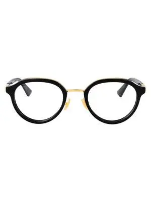 Bottega Veneta Optical Eyeglasses - Black-gold-transparent