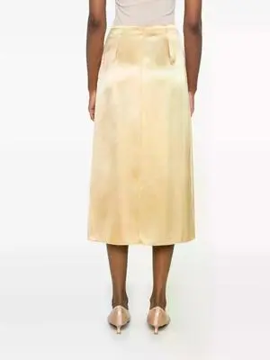 Altuzarra Satined Midi Skirt