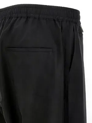 Undercover Elasticated Waist Trousers With Logo Print