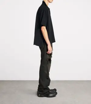 Balenciaga Laurel Classic Polo Shirt - Black