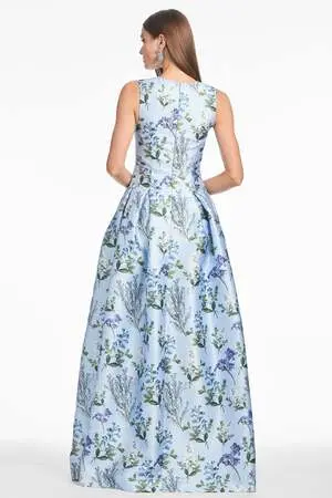 Sachin & Babi Brooke Printed Gown - Freesia Forest