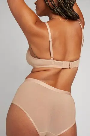 NEGATIVE UNDERWEAR Sieve Non-wire Bra - Buff