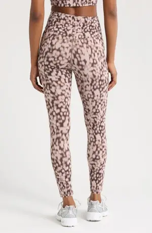 Zella Studio Luxe Print High Waist 7/8 Leggings