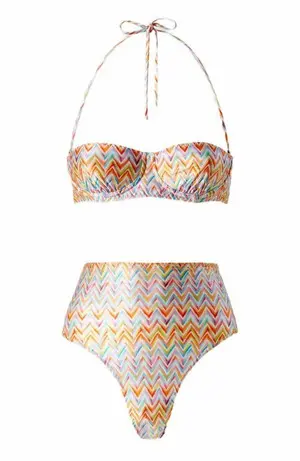 Missoni Zig Zag Bikini Set - Multicoloured