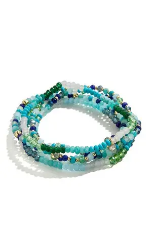 Baublebar Indya Semiprecious Bracelet Set - Cool Multi