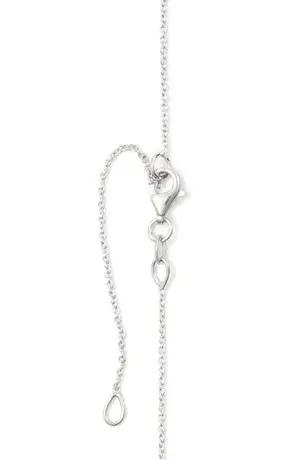 Bony Levy Diamond Pavé Initial Pendant Necklace - 18k White Gold - P