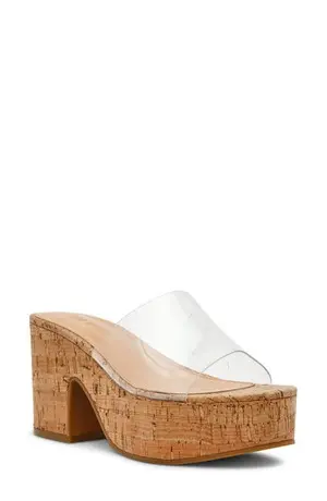 Steve Madden Trippy Platform Sandals - Clear
