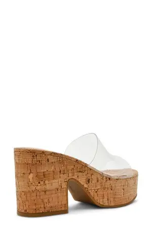 Steve Madden Trippy Platform Sandals - Clear
