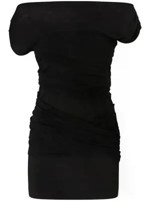 Pinko Off-shoulder Mini Dress
