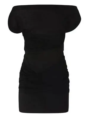 Pinko Off-shoulder Mini Dress