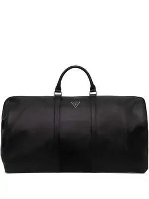 Guess Logo-plaque Weekender Bag - Black