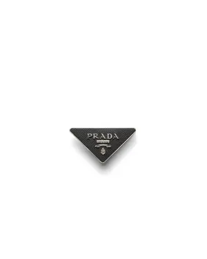 Prada Saffiano Belt Buckle - Grey