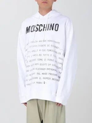 Moschino Oversized Logo Hoodie - White