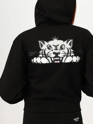Kenzo Tiger Logo Zip-up Hoodie