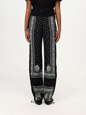 Pinko Printed Wide Leg Trousers