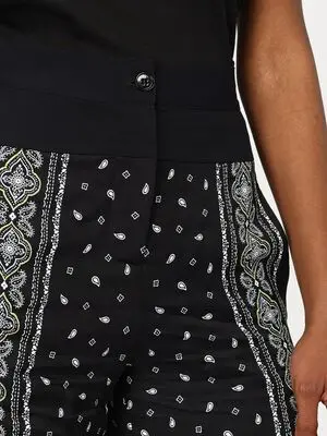 Pinko Printed Wide Leg Trousers