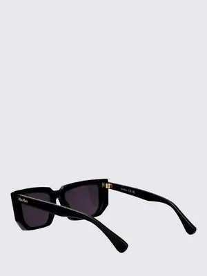 Max Mara Tortoiseshell Rectangle Sunglasses - Black