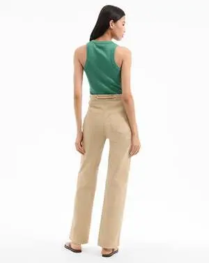 Veronica Beard Heather Straight-leg Pant