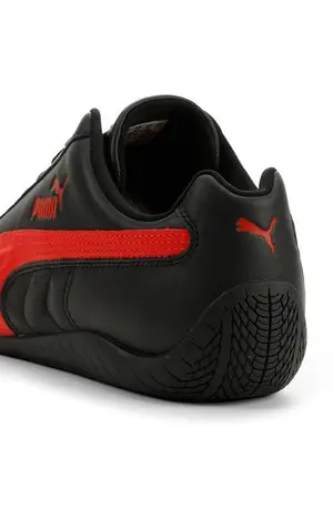 PUMA Speedcat Leather Sneaker - Black Red