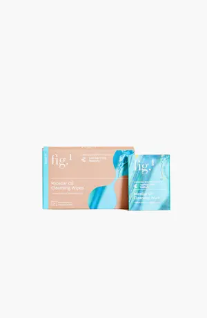 FIG.1 BEAUTY Micellar Oil Cleansing Wipes - Blue