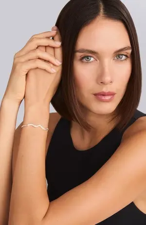Lagos Caviar Spark Diamond Wave Bracelet