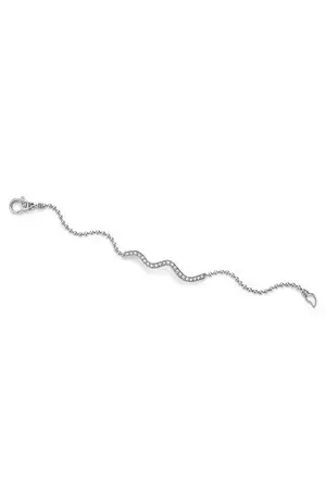Lagos Caviar Spark Diamond Wave Bracelet
